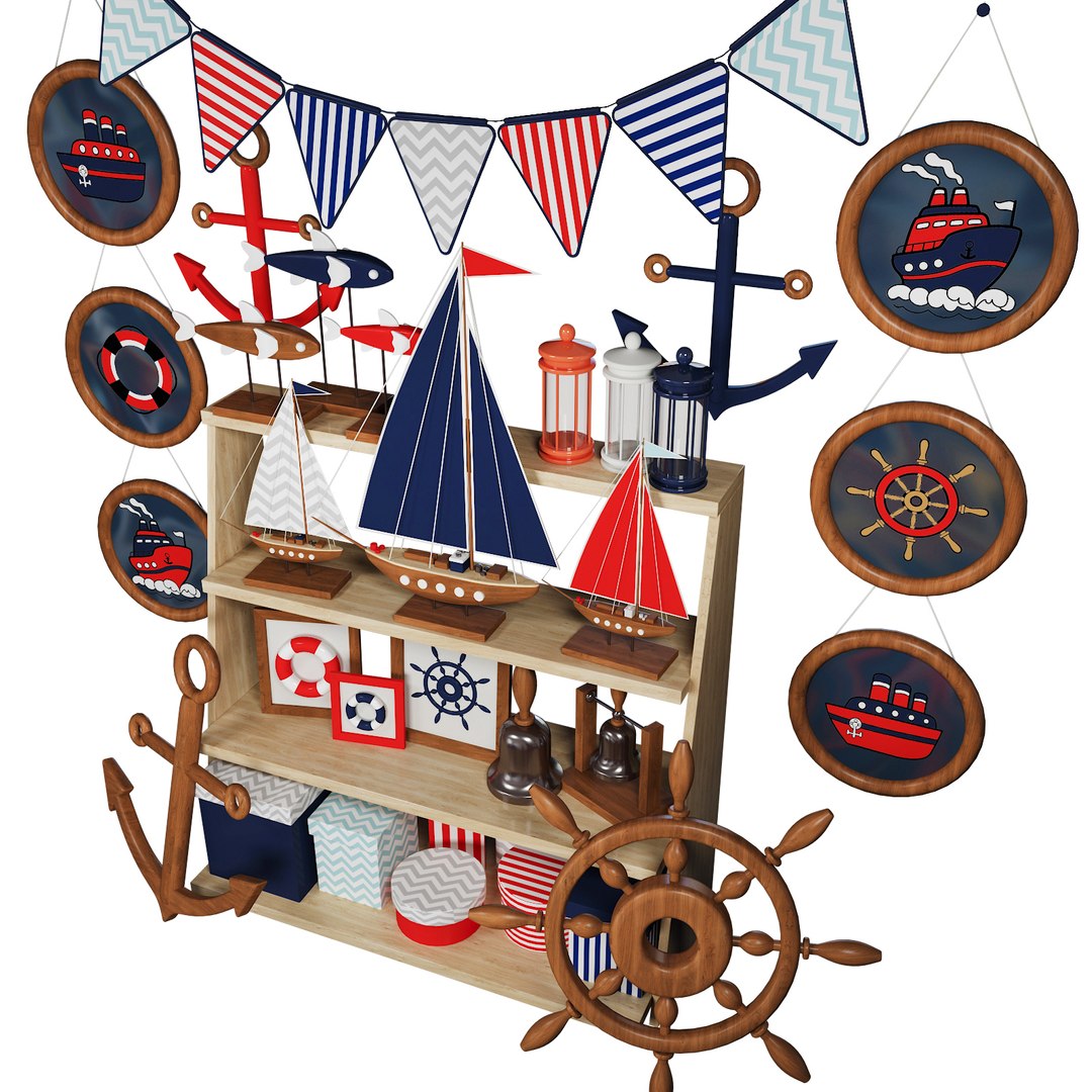 Sea Set 3D - TurboSquid 1466560