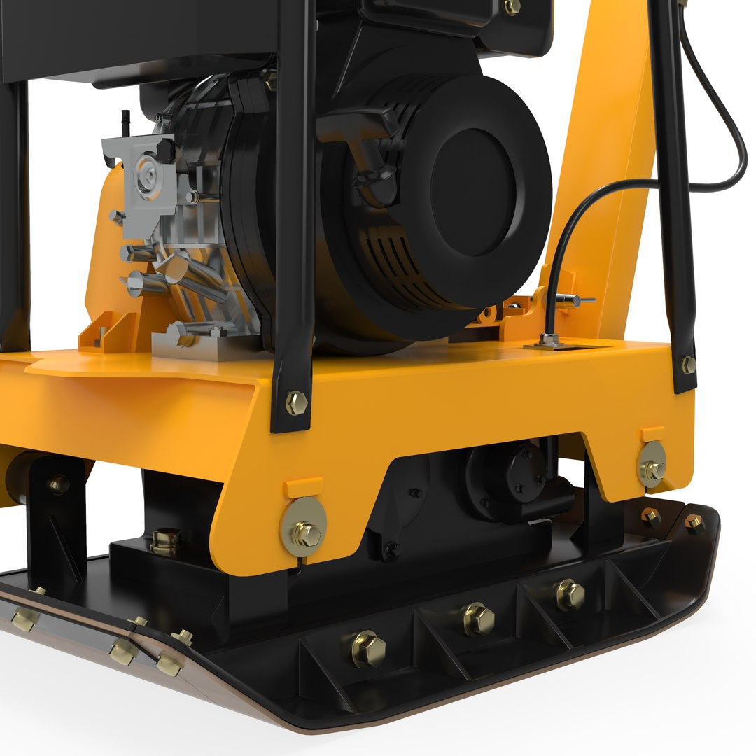 Diesel Vibratory Plate Compactor Model - TurboSquid 1983857