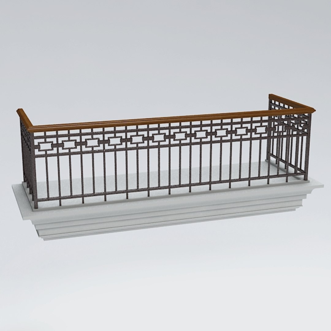 3ds Max Balcony
