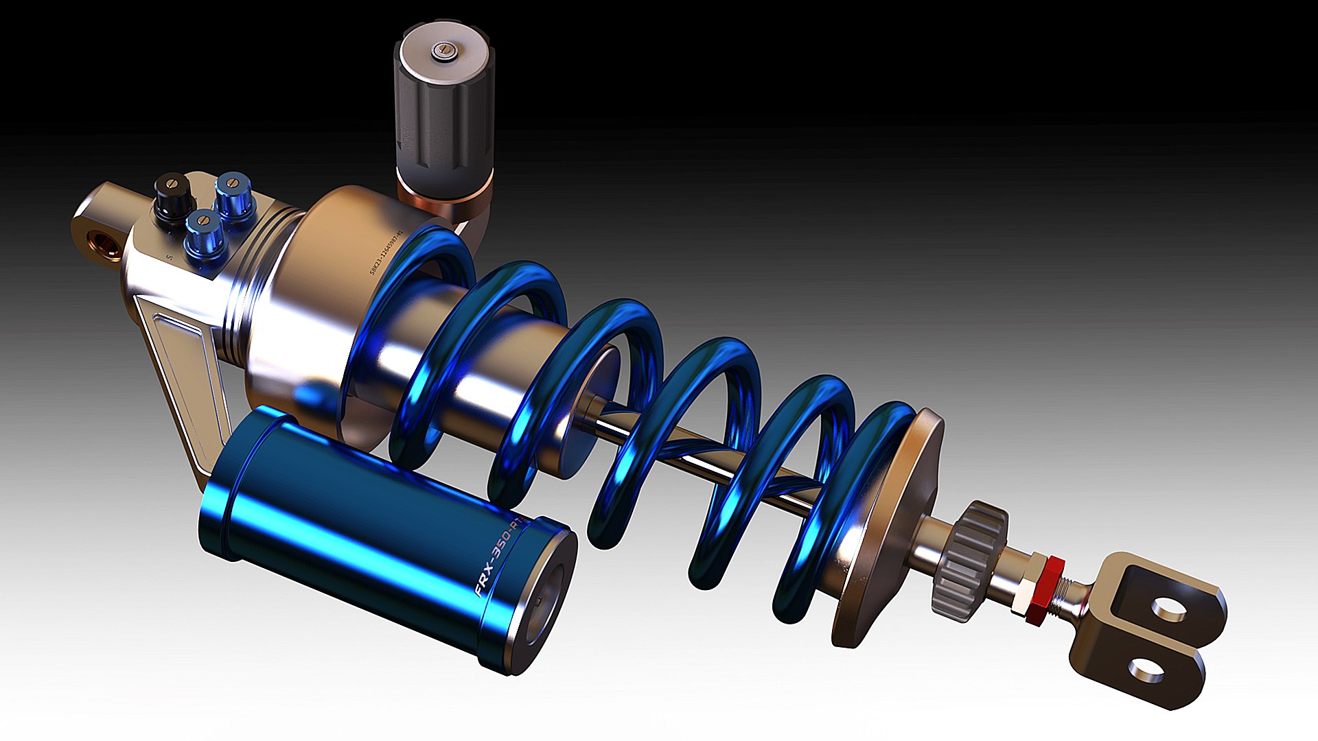 3D Shock absorber model - TurboSquid 2028183