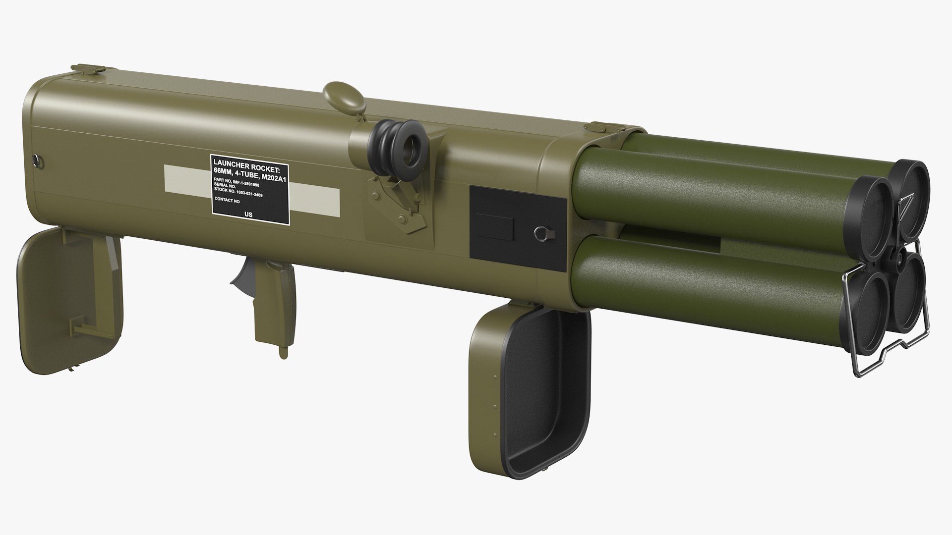 3D model incendiary rocket launcher m202a1 - TurboSquid 1602890