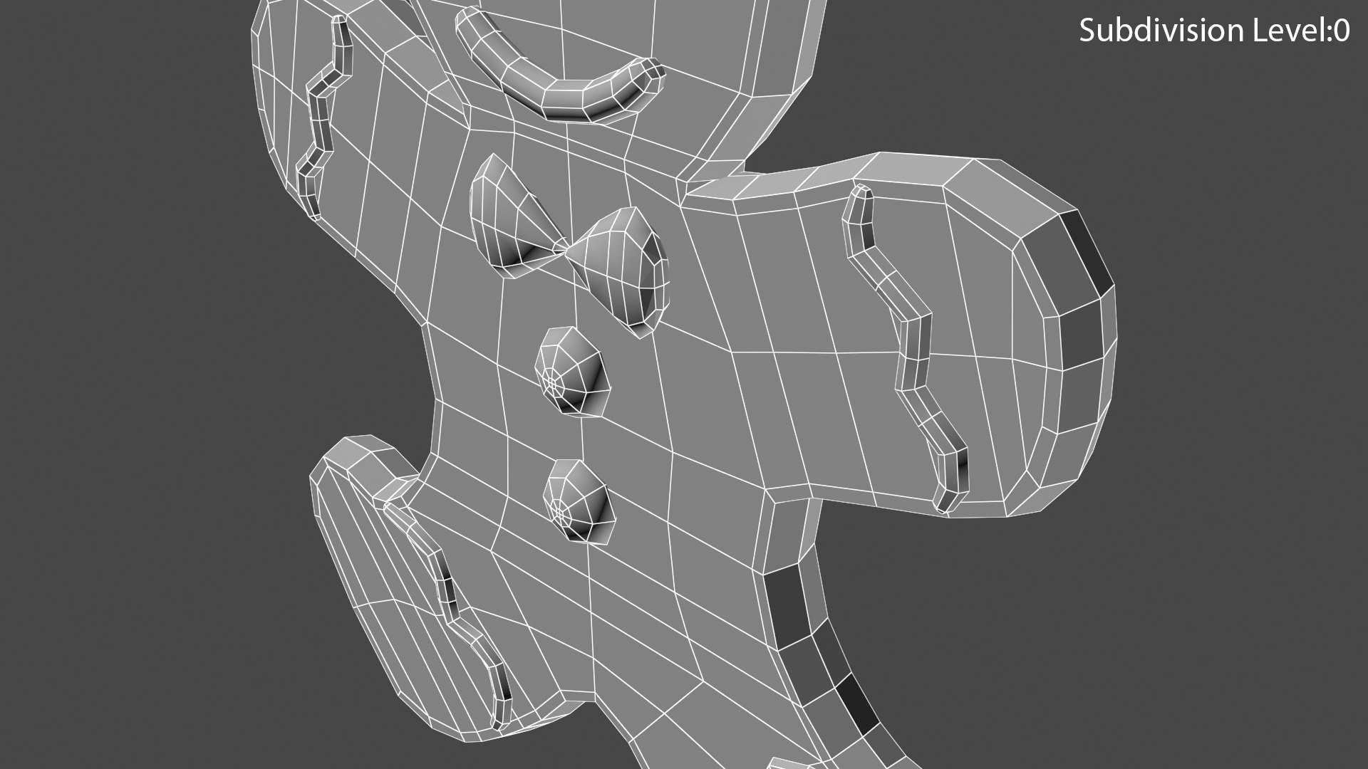 Gingerbread man christmas cookie model - TurboSquid 1651812