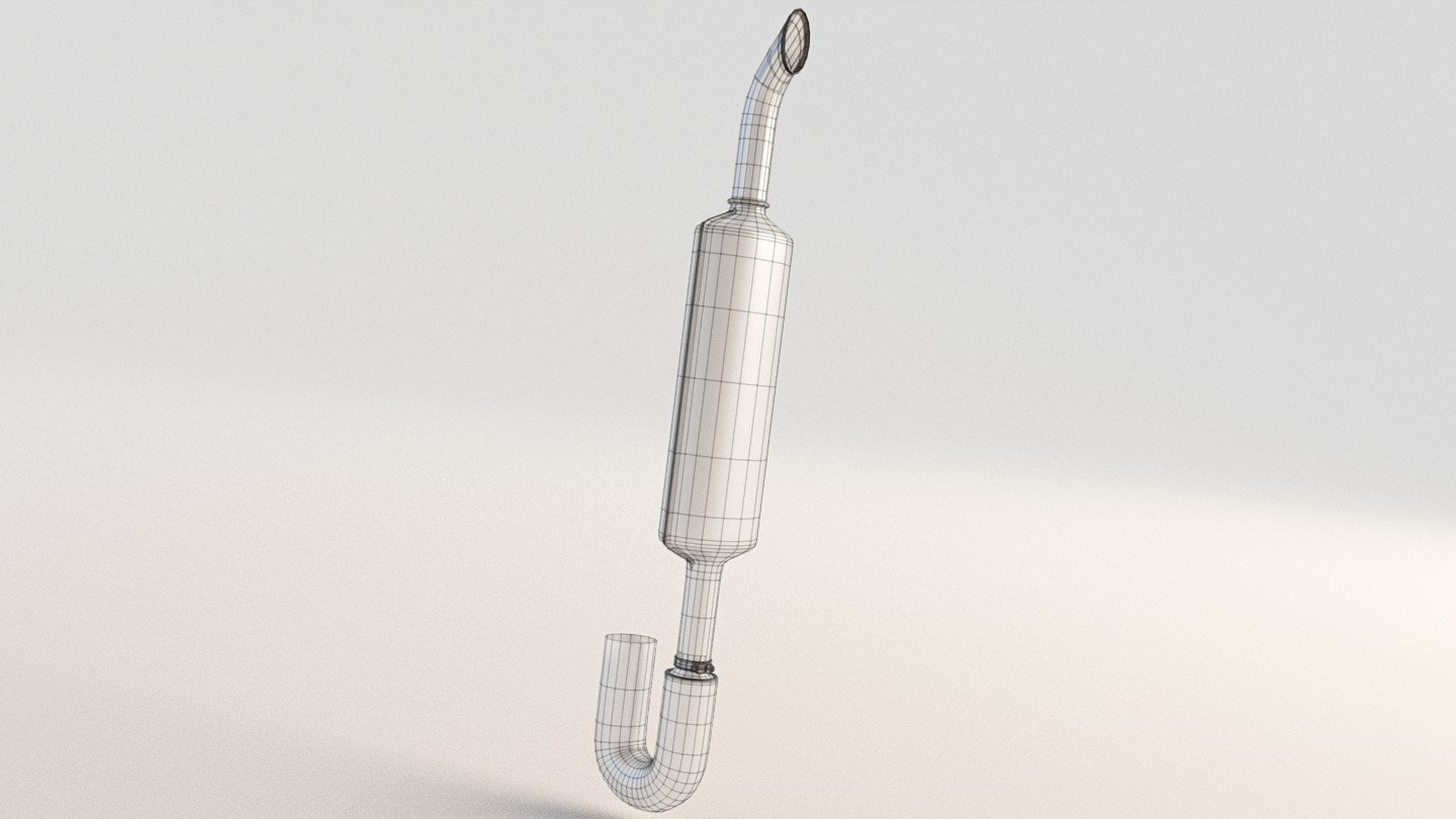 3D model muffler - TurboSquid 1525550
