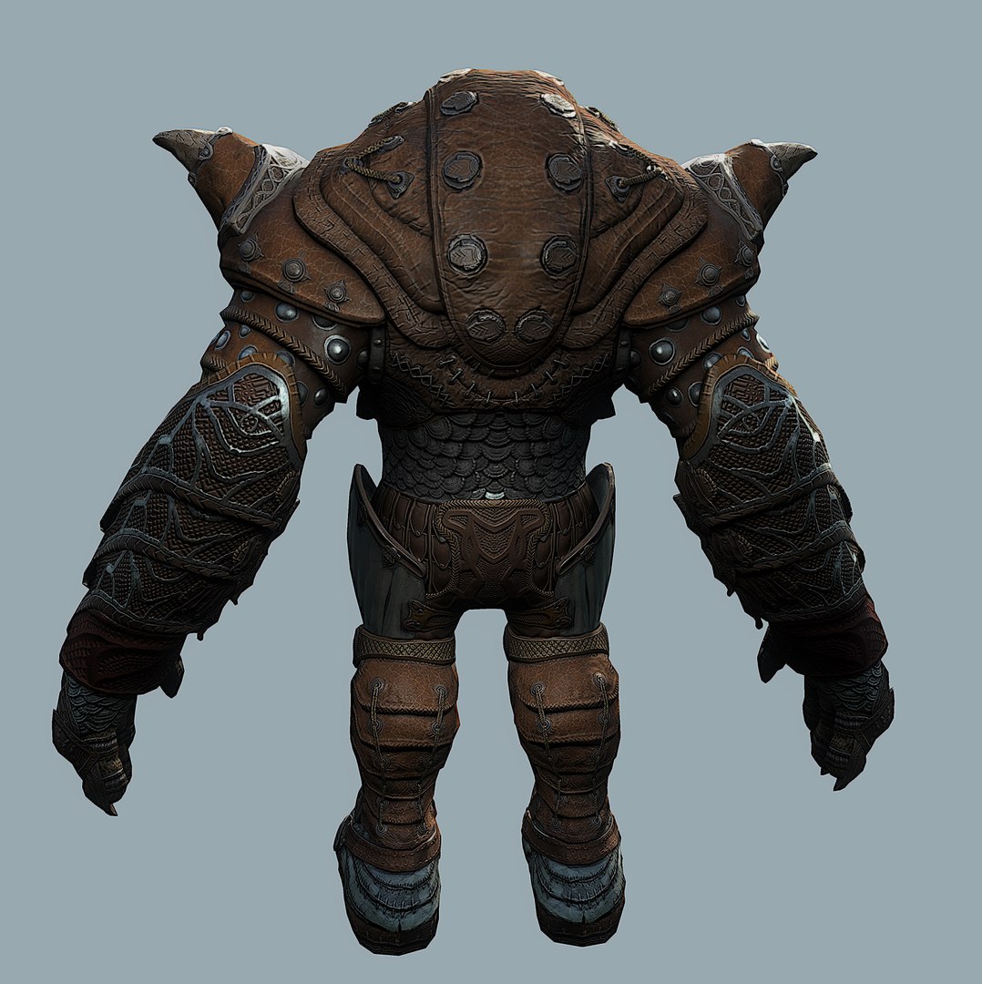 3ds max monster guardian