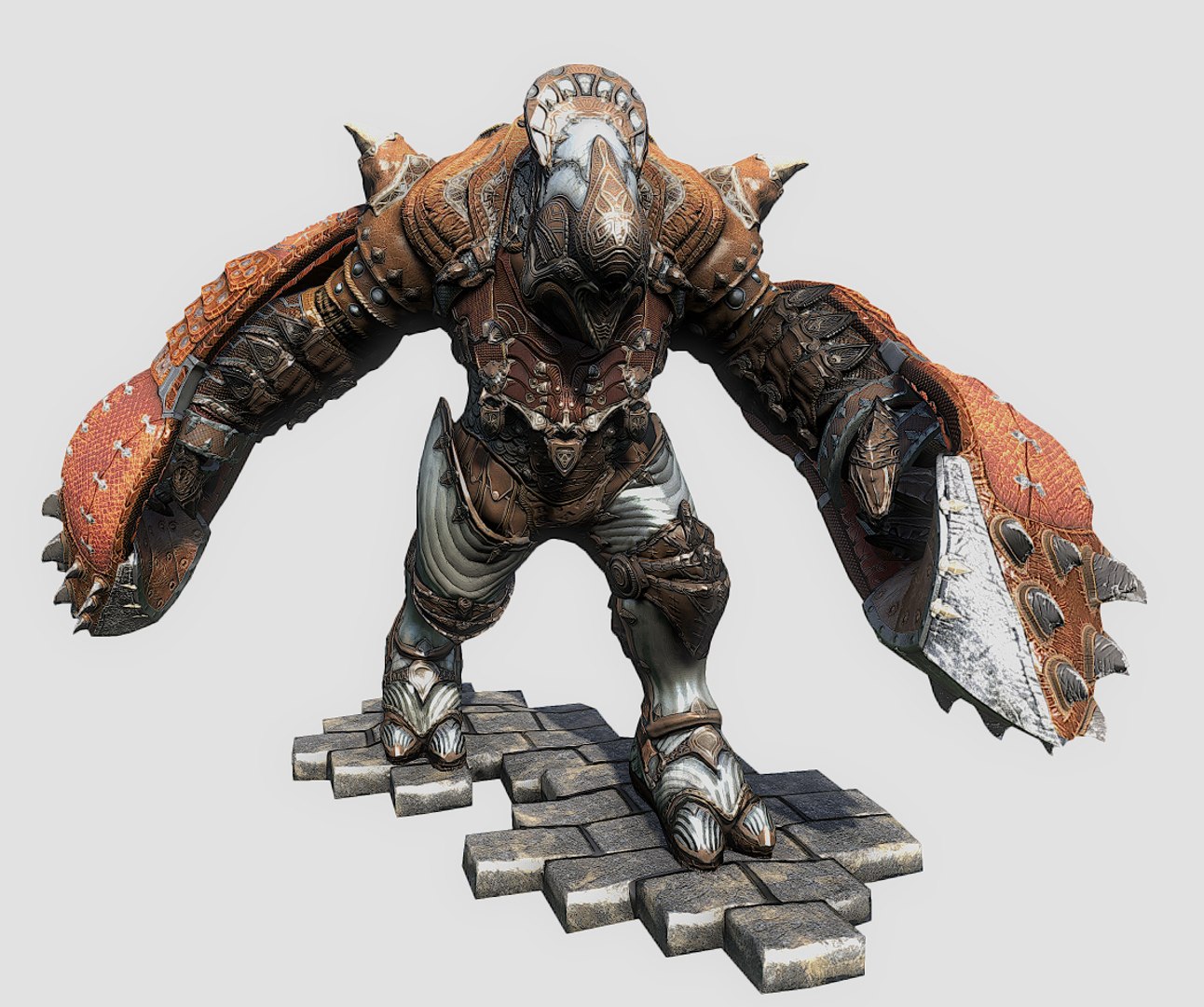 3ds max monster guardian