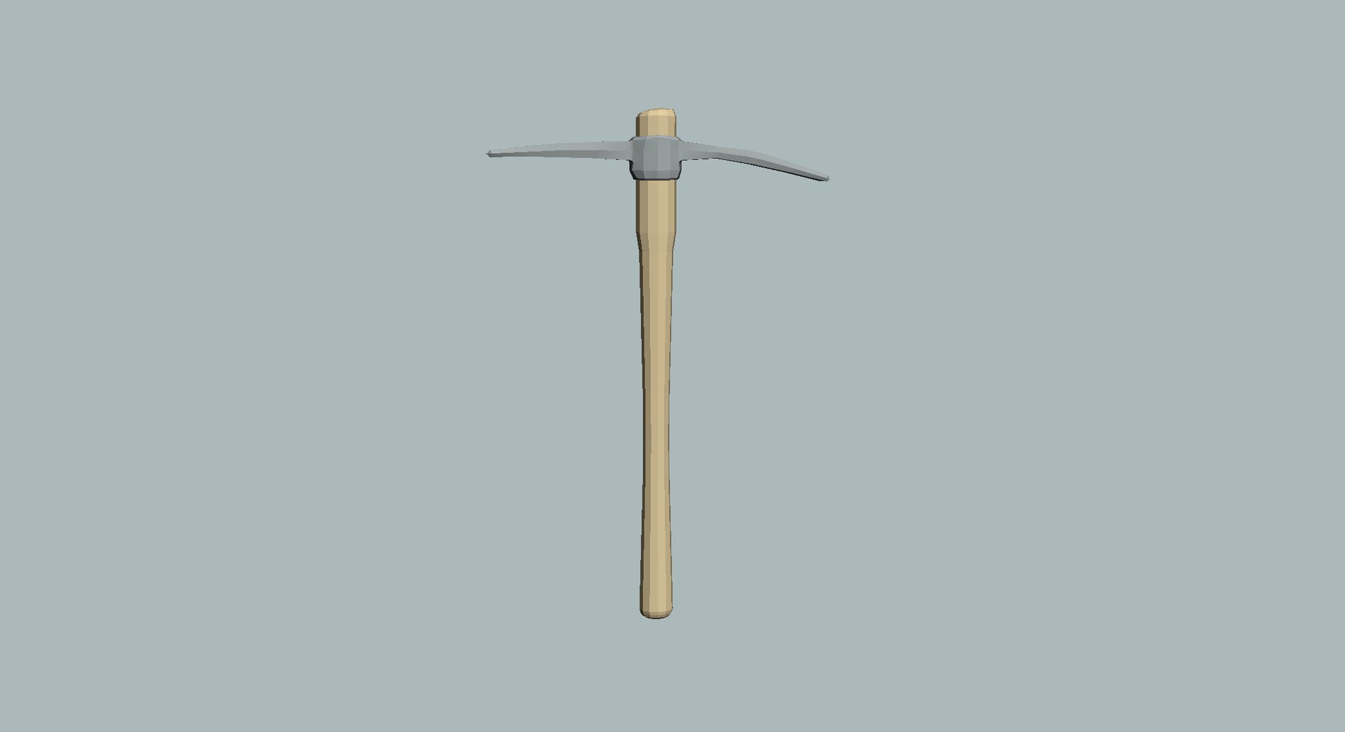 Low Poly Cartoon Pickaxe 3D Model - TurboSquid 2025450