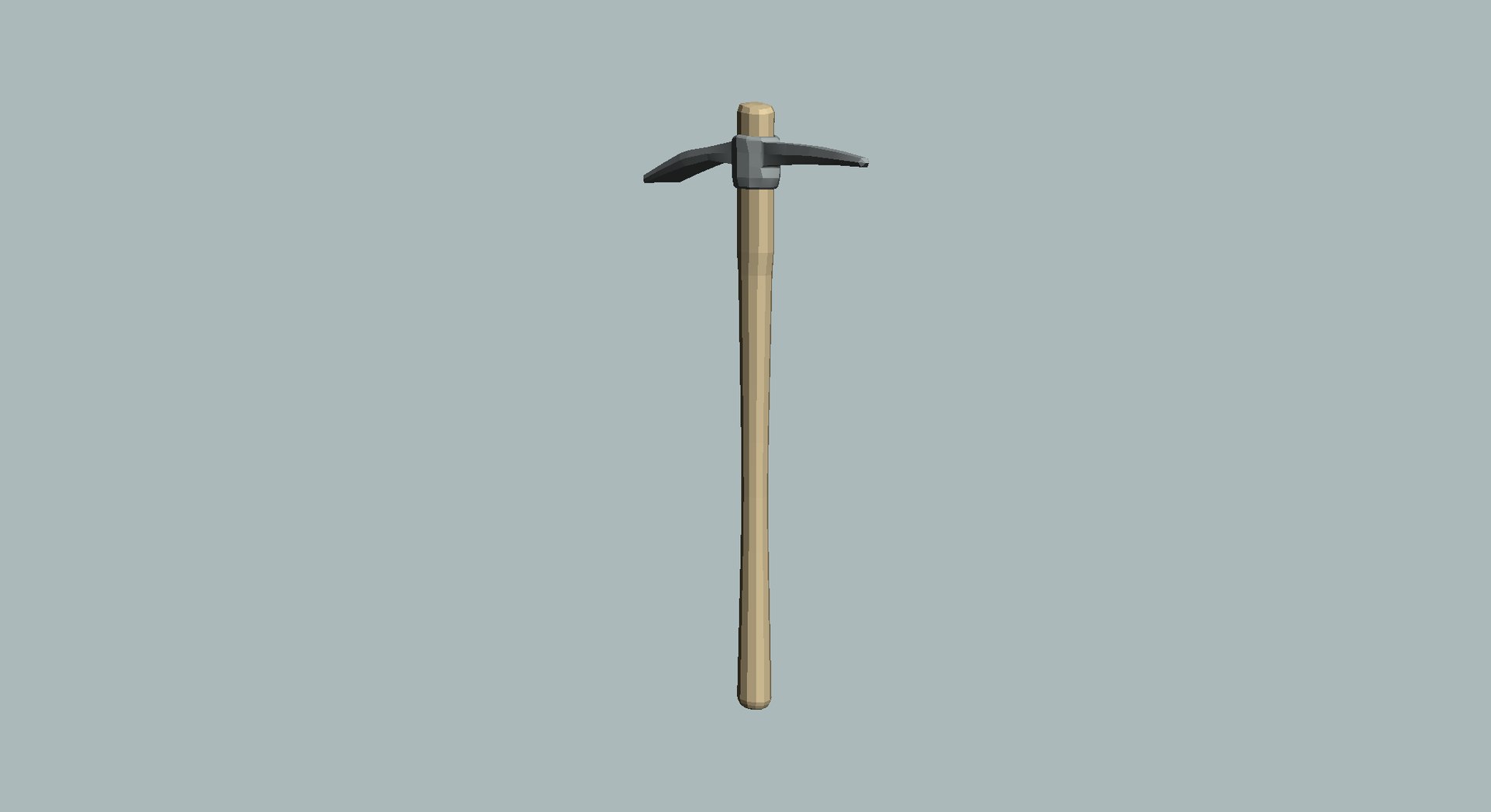Low Poly Cartoon Pickaxe 3D Model - TurboSquid 2025450