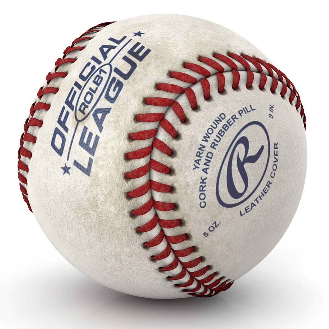 3d Model Of Modeled Baseball Pack Ball