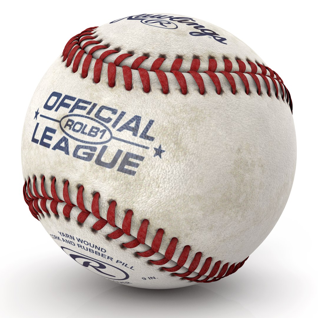 3d Model Of Modeled Baseball Pack Ball