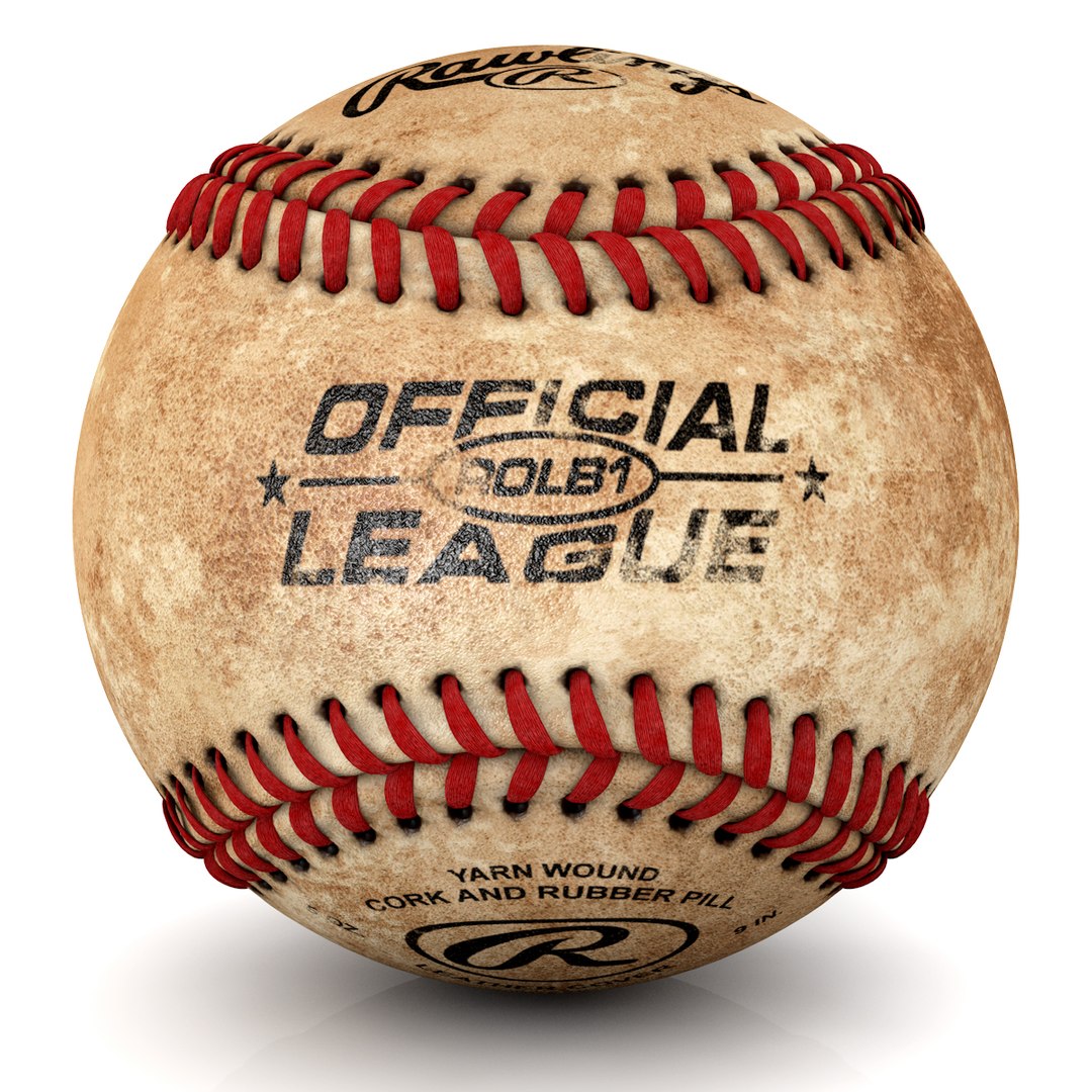 3d Model Of Modeled Baseball Pack Ball