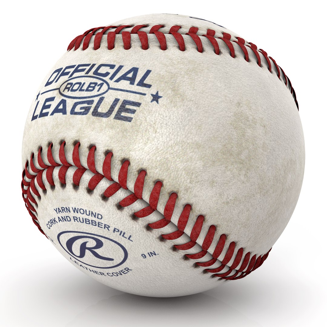 3d Model Of Modeled Baseball Pack Ball