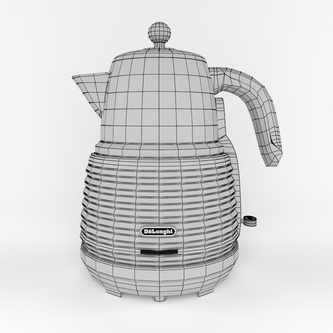 3d Model Kettle Colors Design