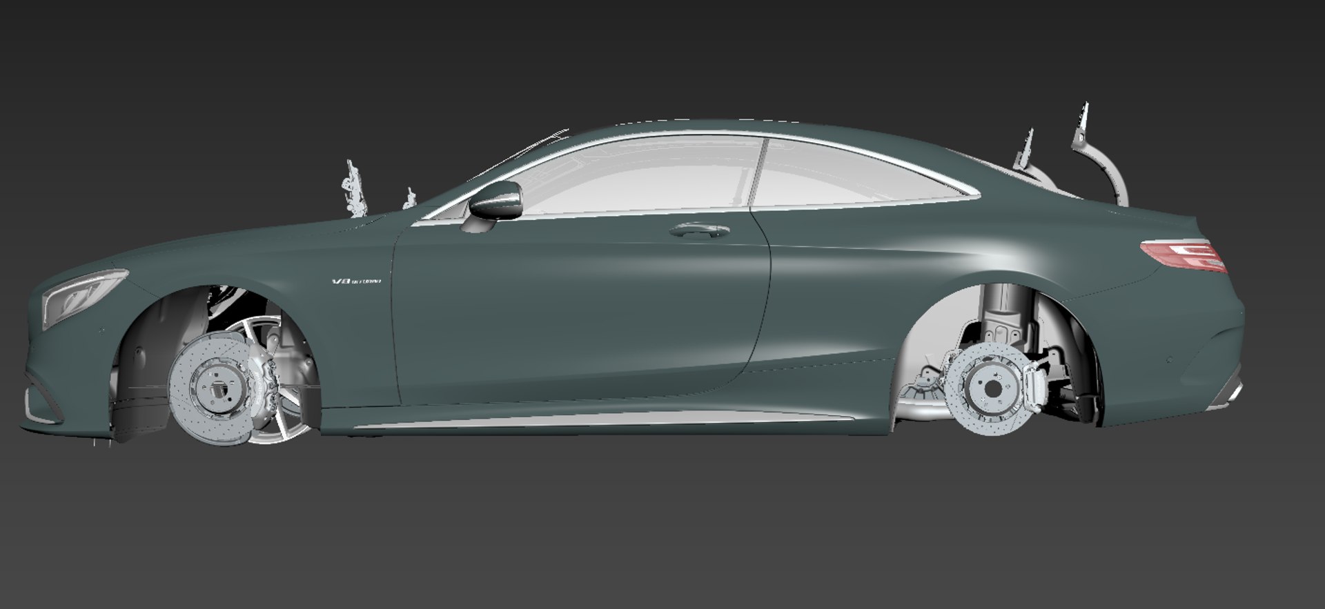 3D mercedes benz amg c217 - TurboSquid 1632329