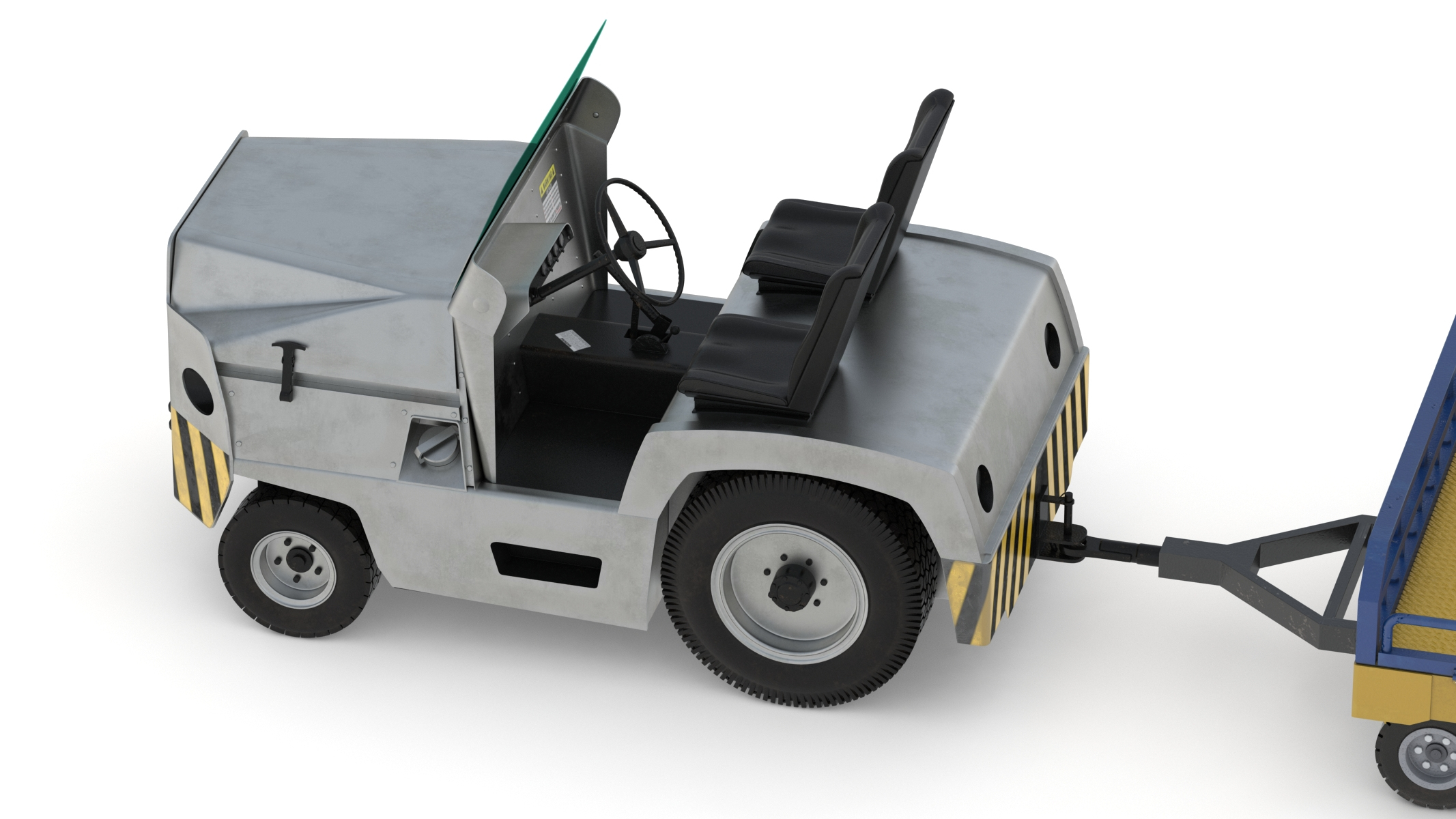 3D model airport tug clark - TurboSquid 1468188