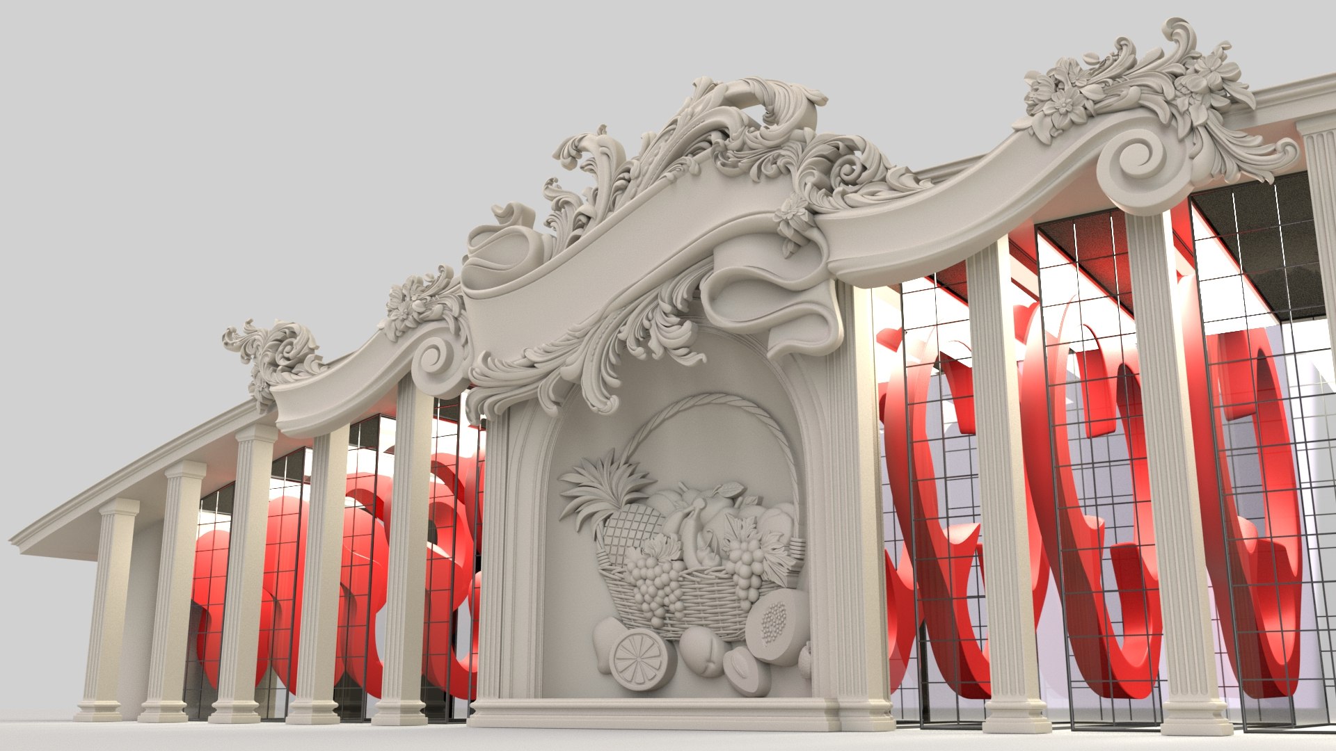 Metaverse Supermarket Building X8 Concept 3D Model - TurboSquid 2044782