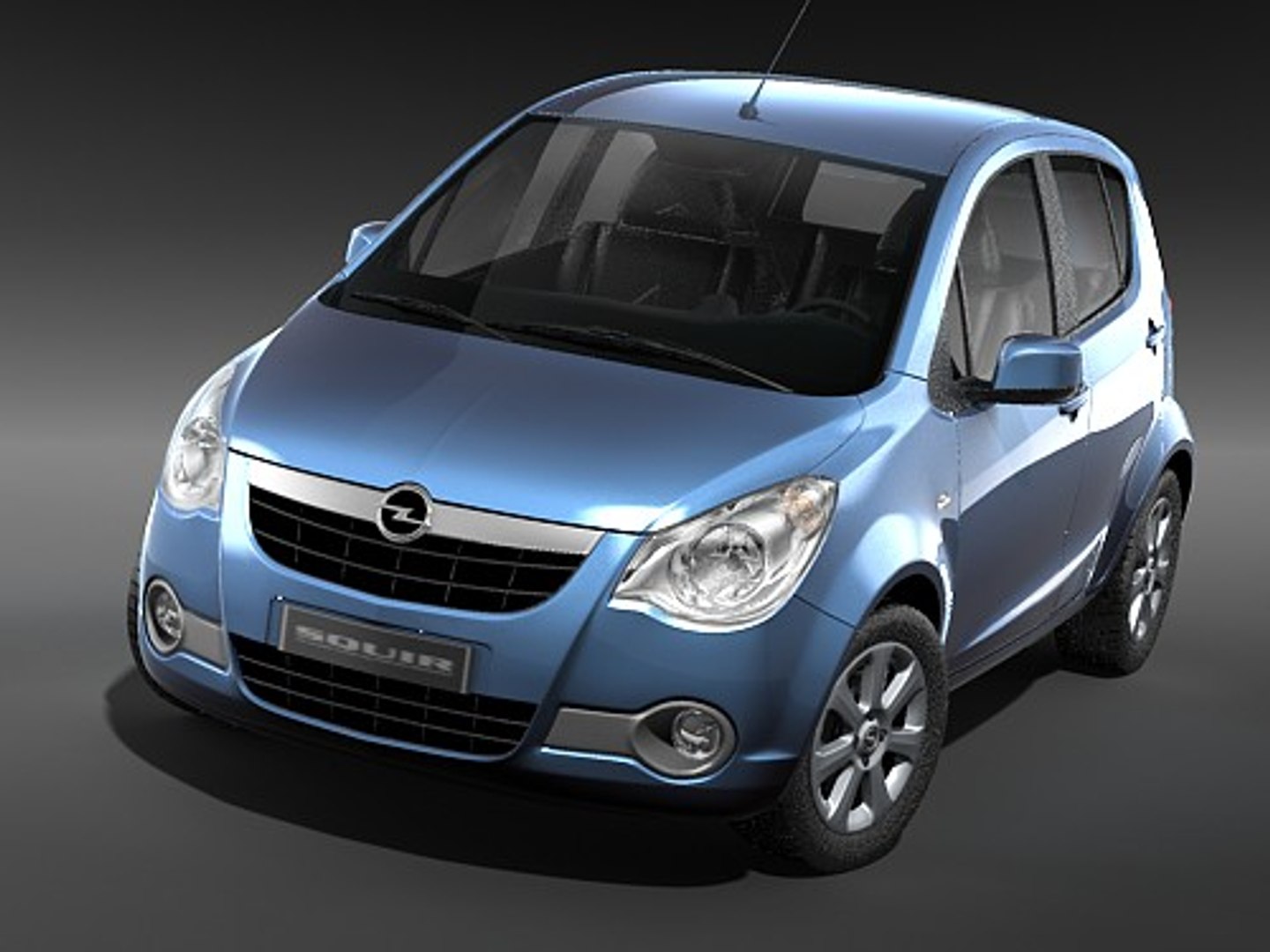 Opel Agila Car 3d Max