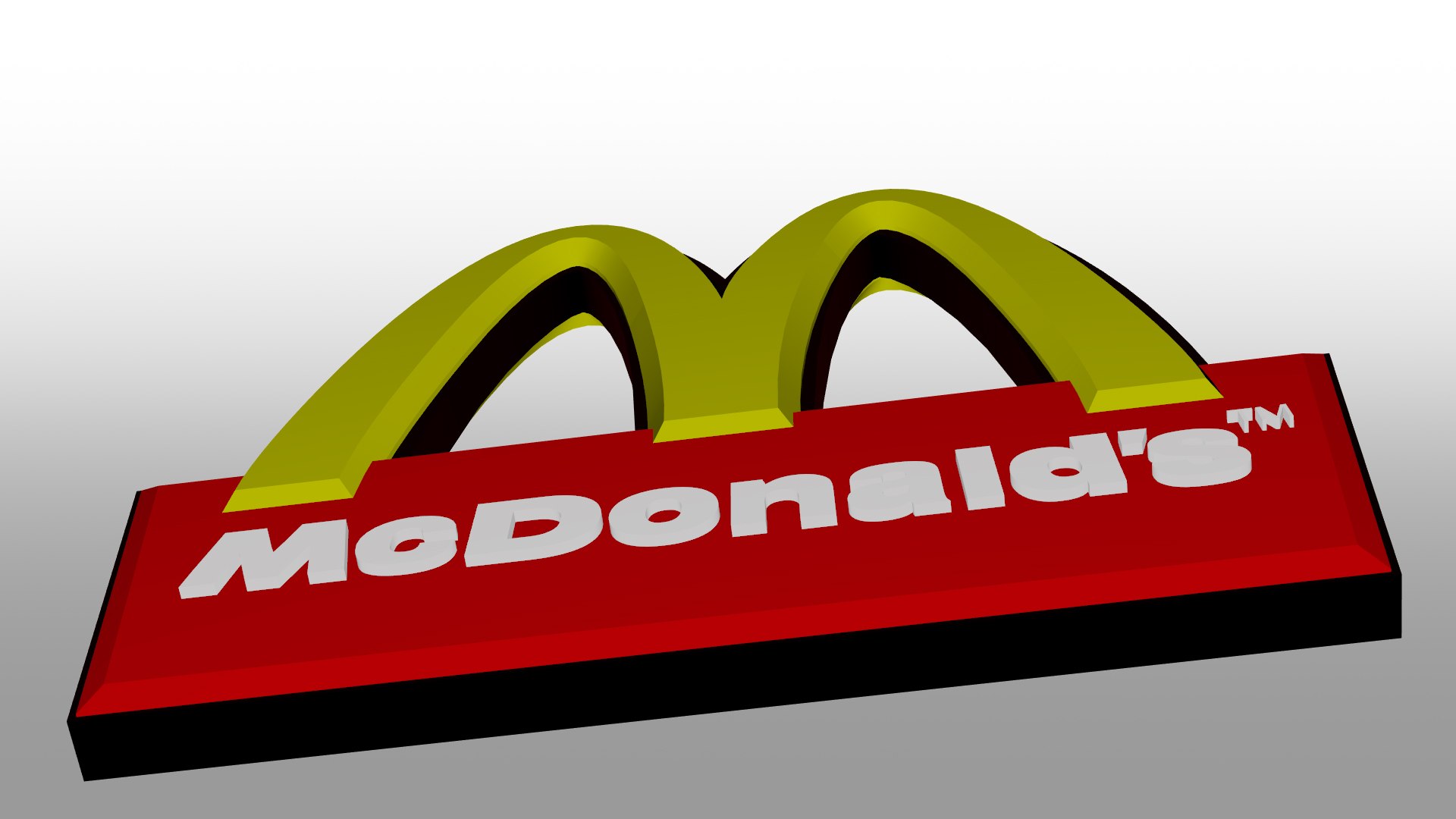 Mcdonald S Sign 3D - TurboSquid 1154877