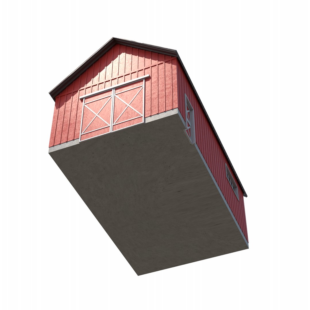 Farm Shed 3D Model - TurboSquid 2283982