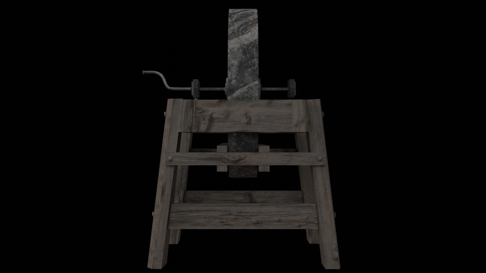 Medieval Grindstone Model - TurboSquid 1533286