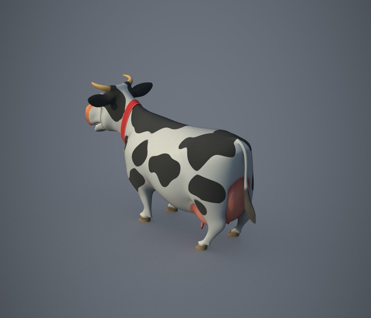 Stylized cow model - TurboSquid 1281334