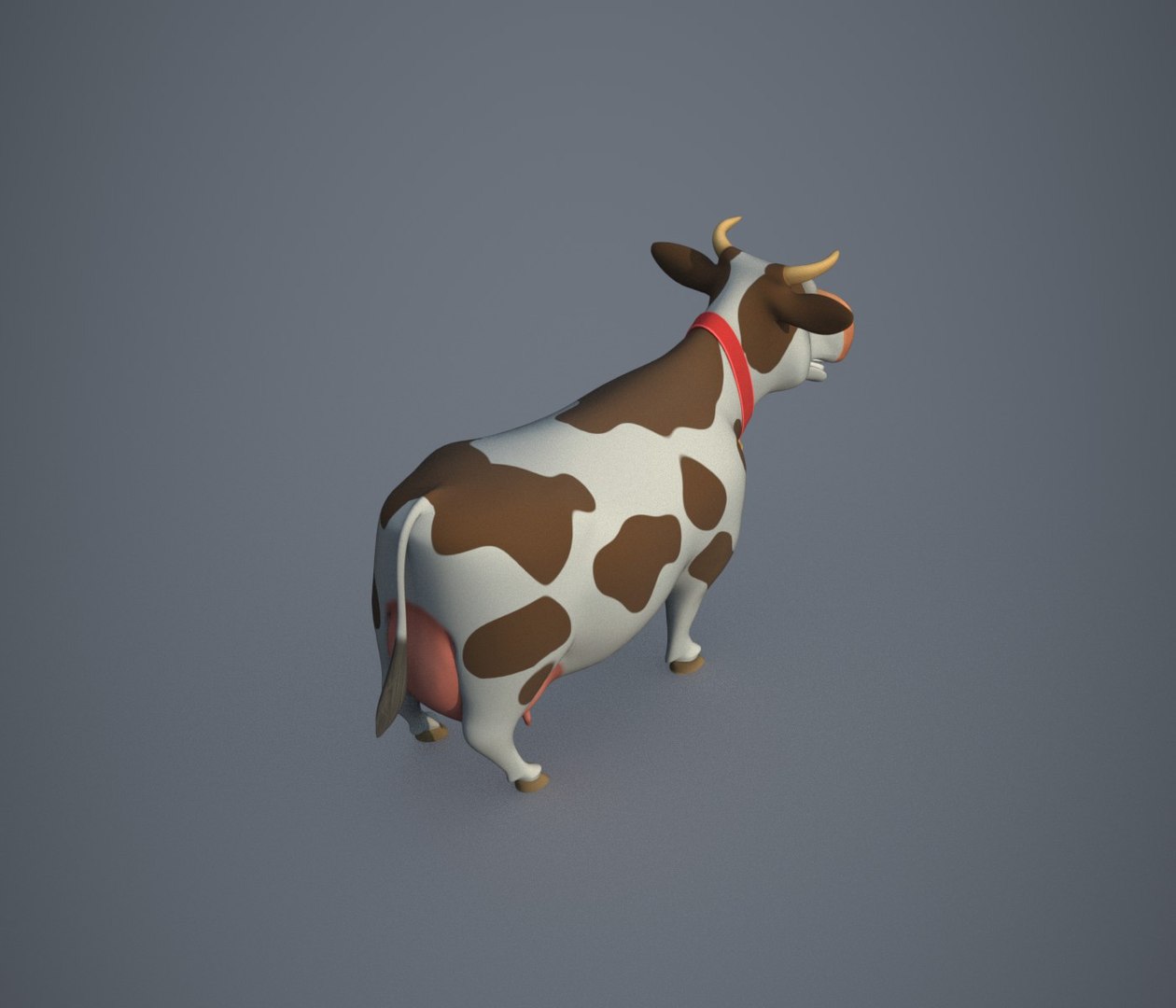 Stylized cow model - TurboSquid 1281334