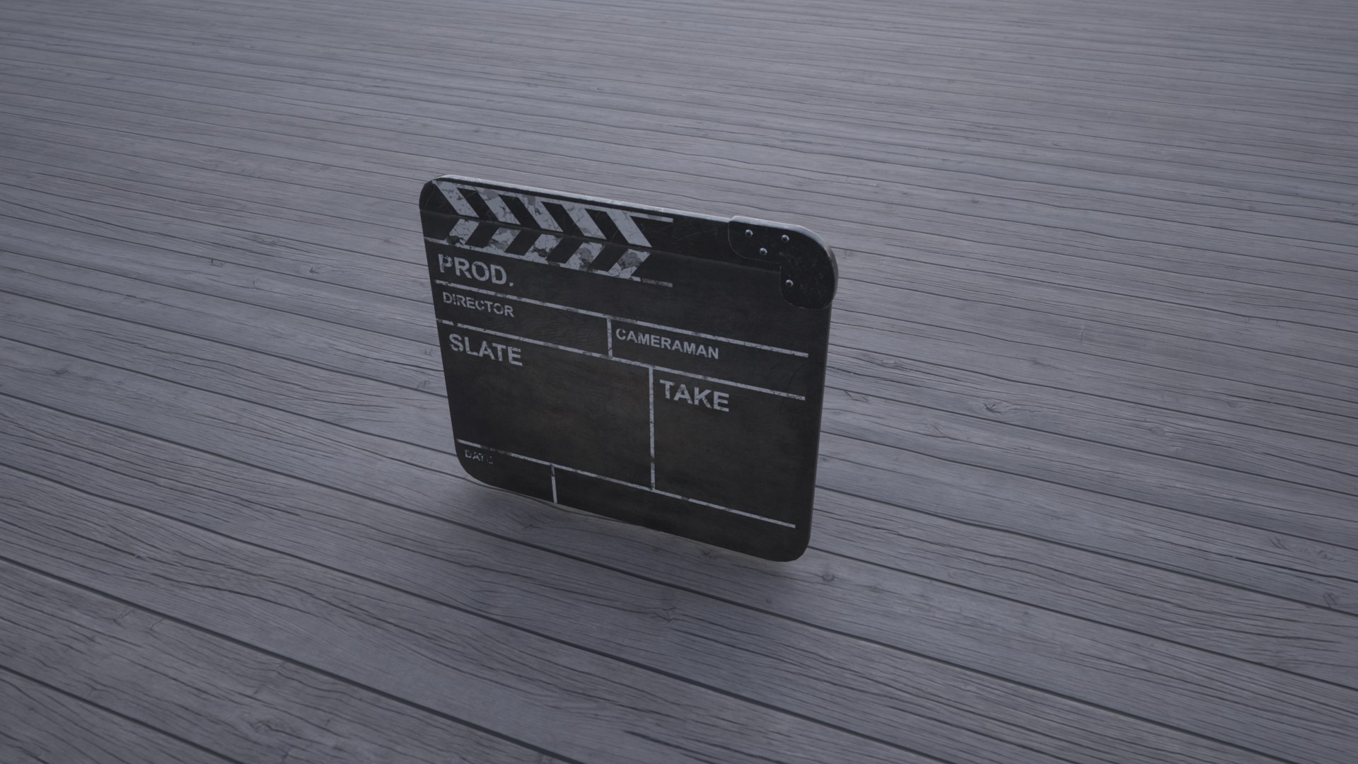 Movie Slate 3D Model - TurboSquid 1265231