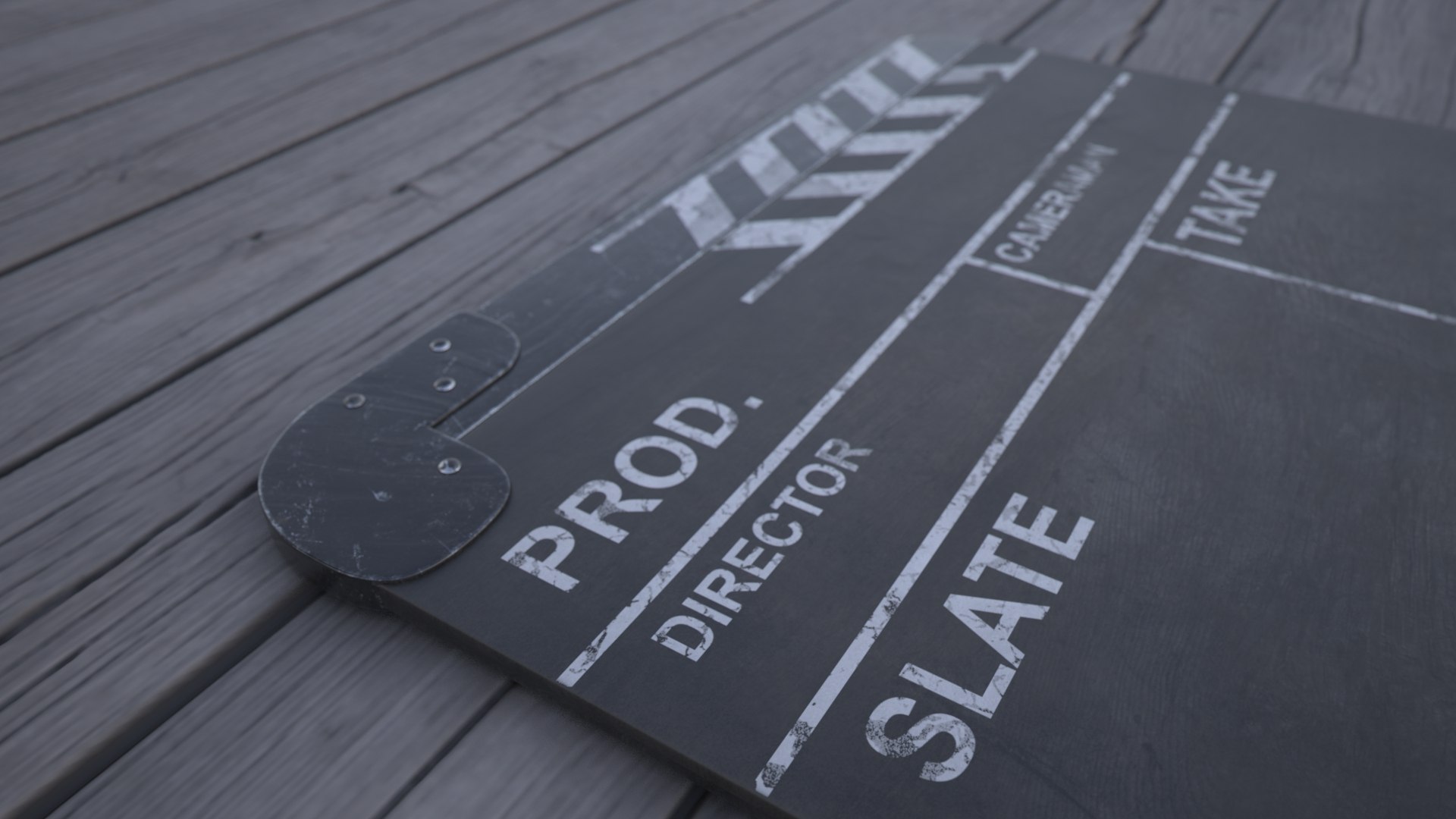 Movie Slate 3D Model - TurboSquid 1265231