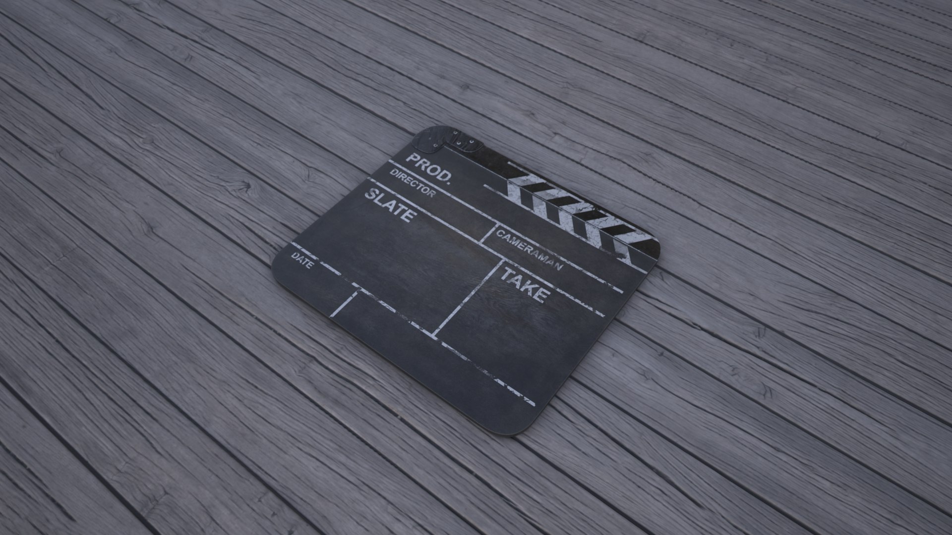 Movie Slate 3D Model - TurboSquid 1265231