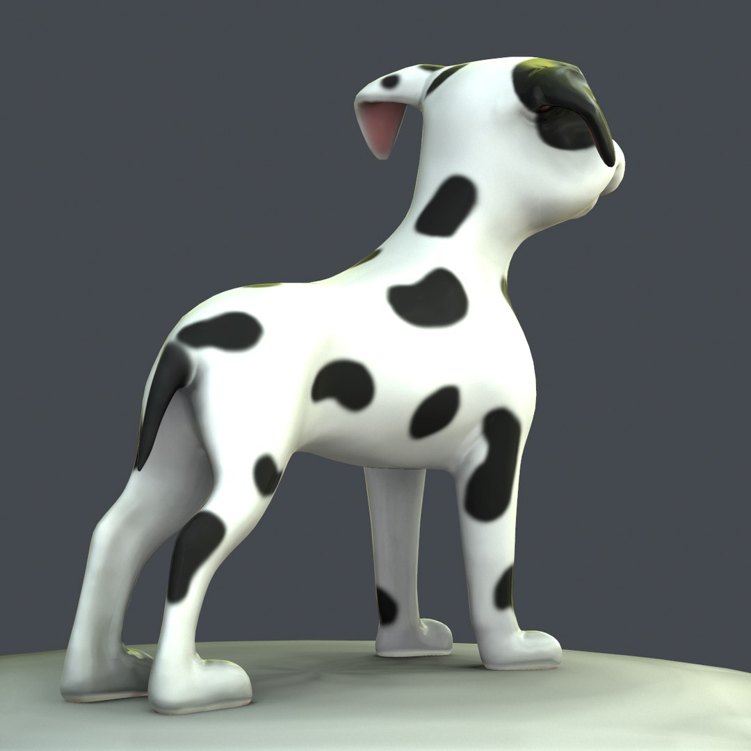 Dog cartoon 3D model - TurboSquid 1407765