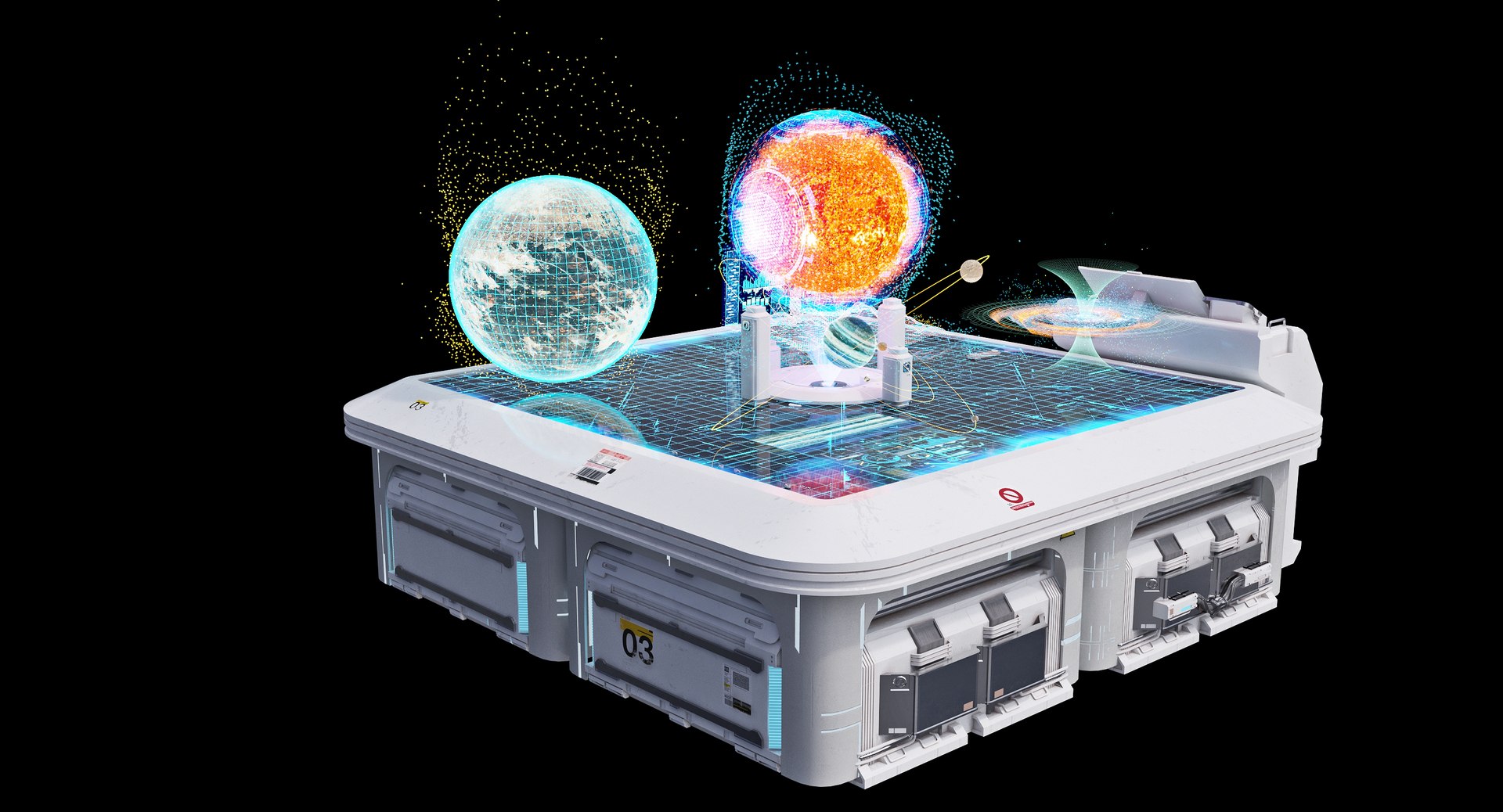 Table 2 Holograms 3d Model