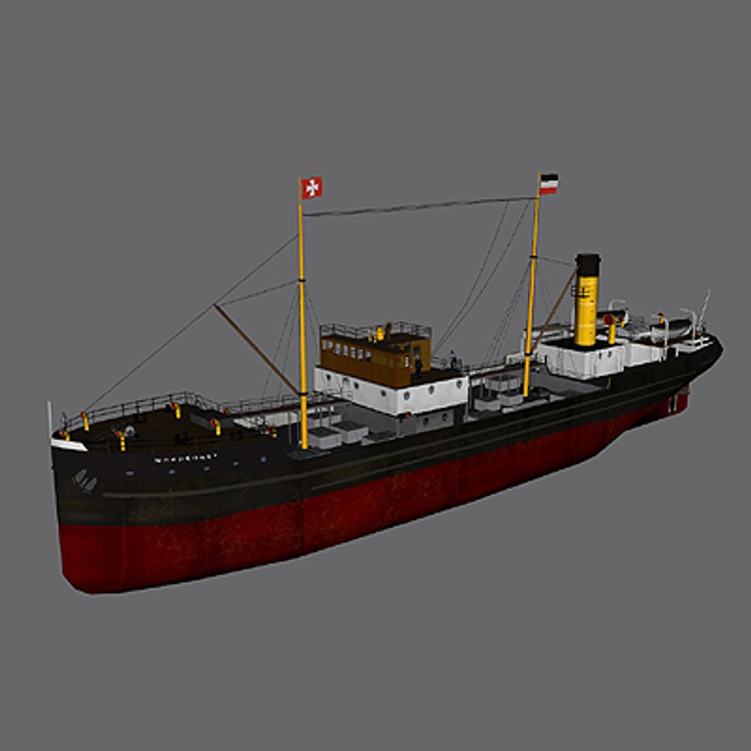 Ww1 Ss Norderney 3d Model