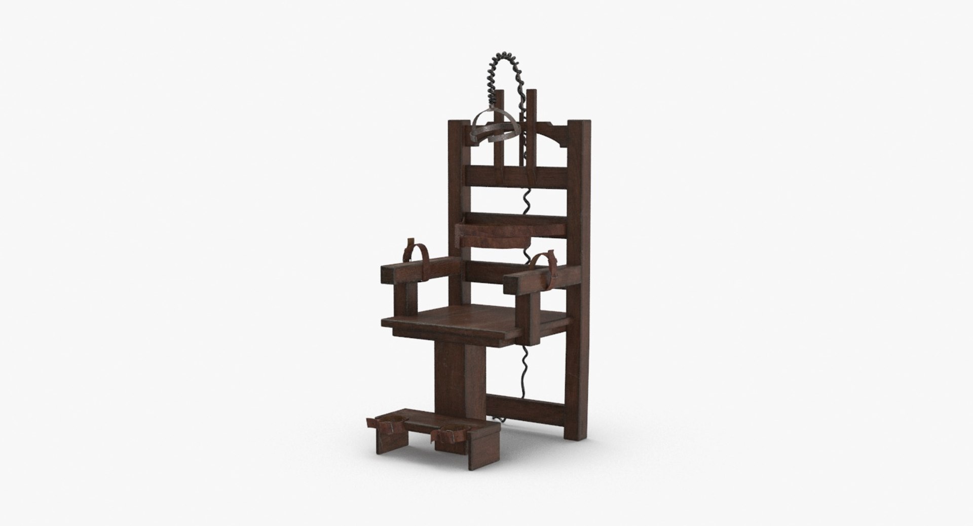 3D Model Electric-chair---tight-straps - TurboSquid 1149144