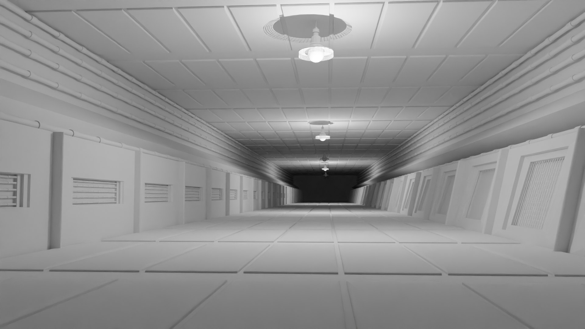 3D Underground Tunnel - No Material Model - TurboSquid 2161408