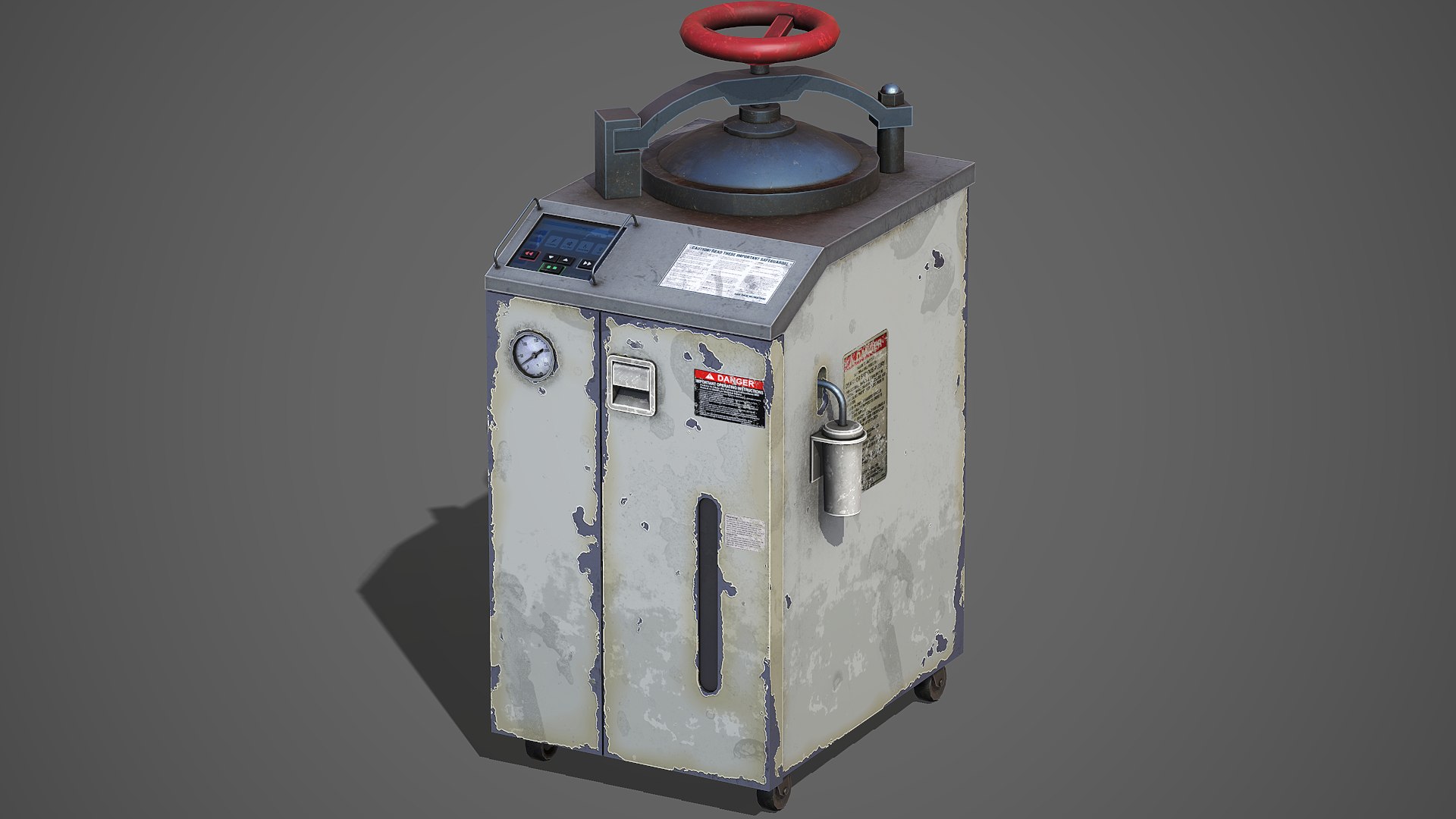 Old Laboratory Sterilizer 02 - PBR Game Ready Model - TurboSquid 2057205