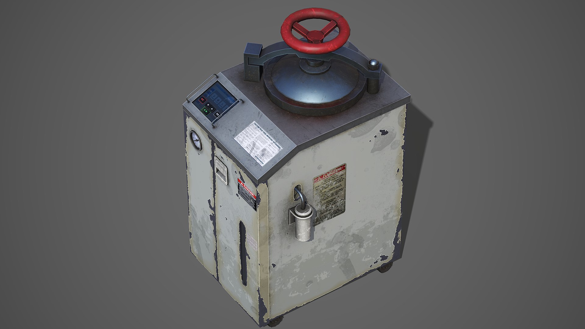 Old Laboratory Sterilizer 02 - PBR Game Ready Model - TurboSquid 2057205