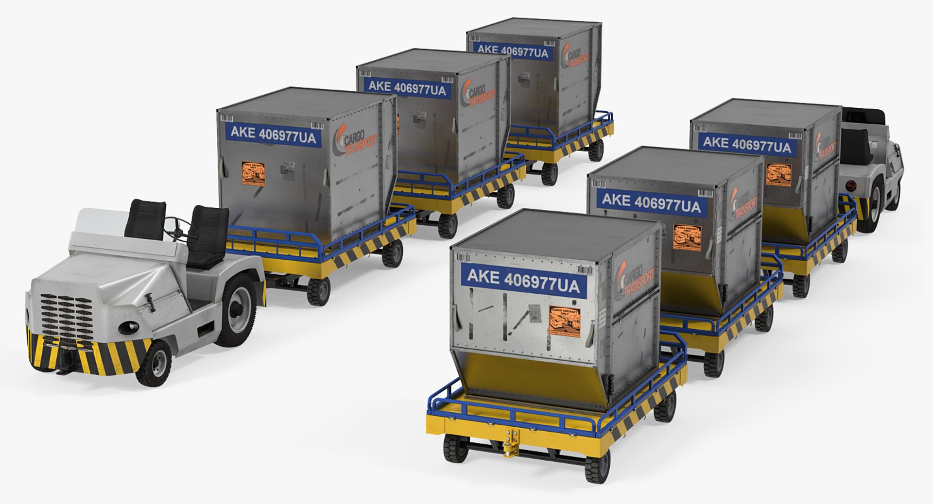 3d Airport Tug Clark Ct30