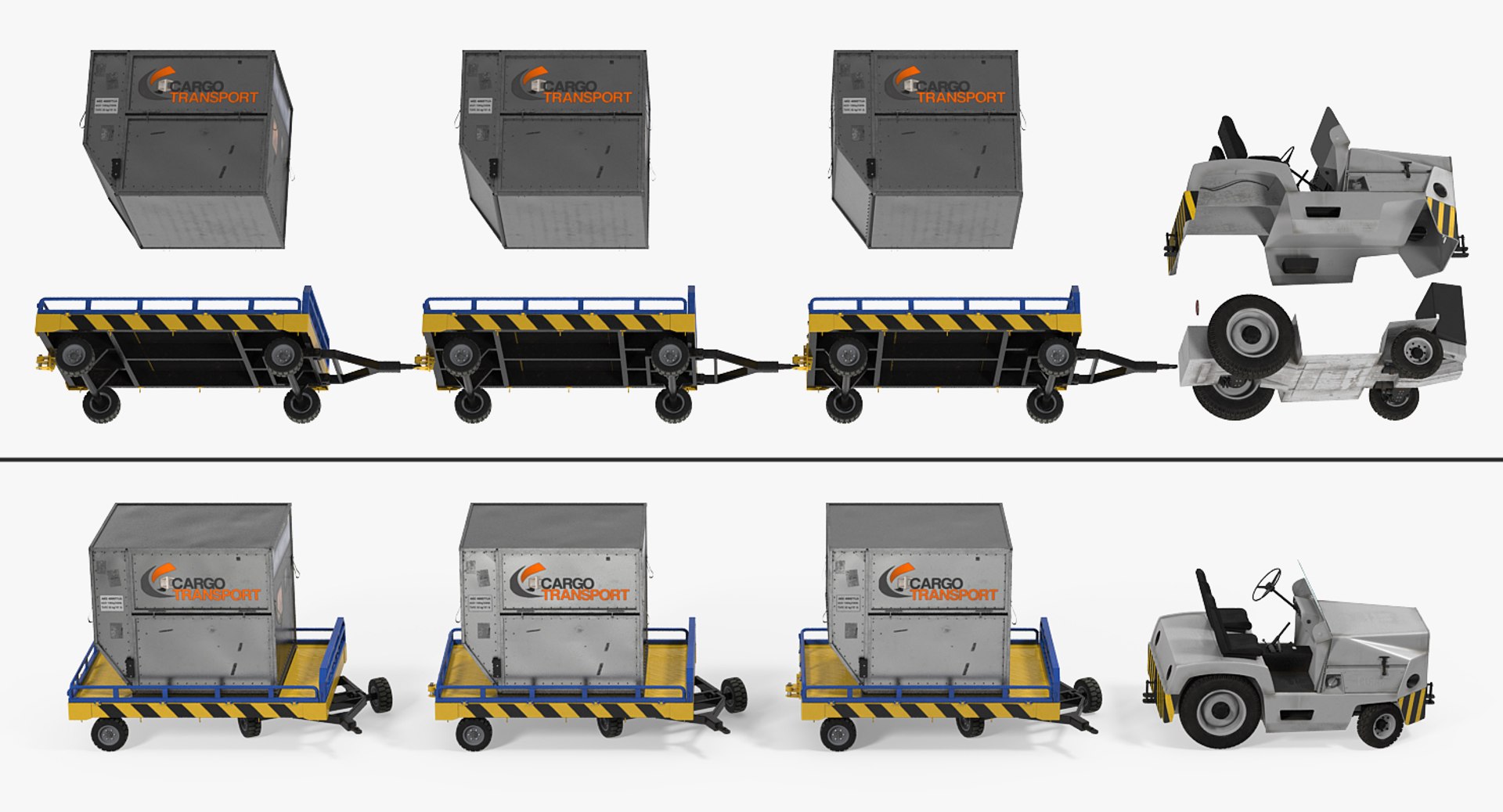 3d Airport Tug Clark Ct30