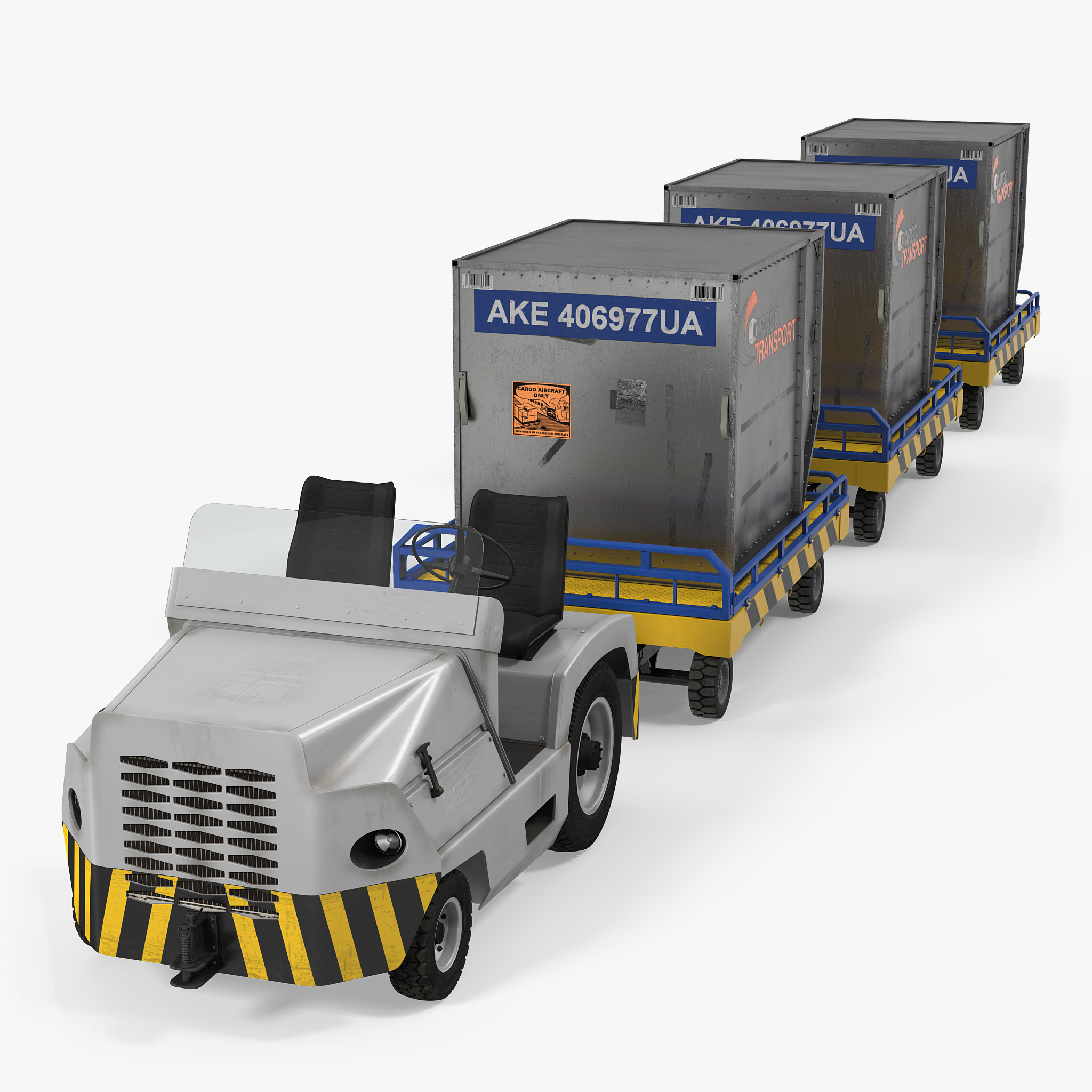 3d airport tug clark ct30