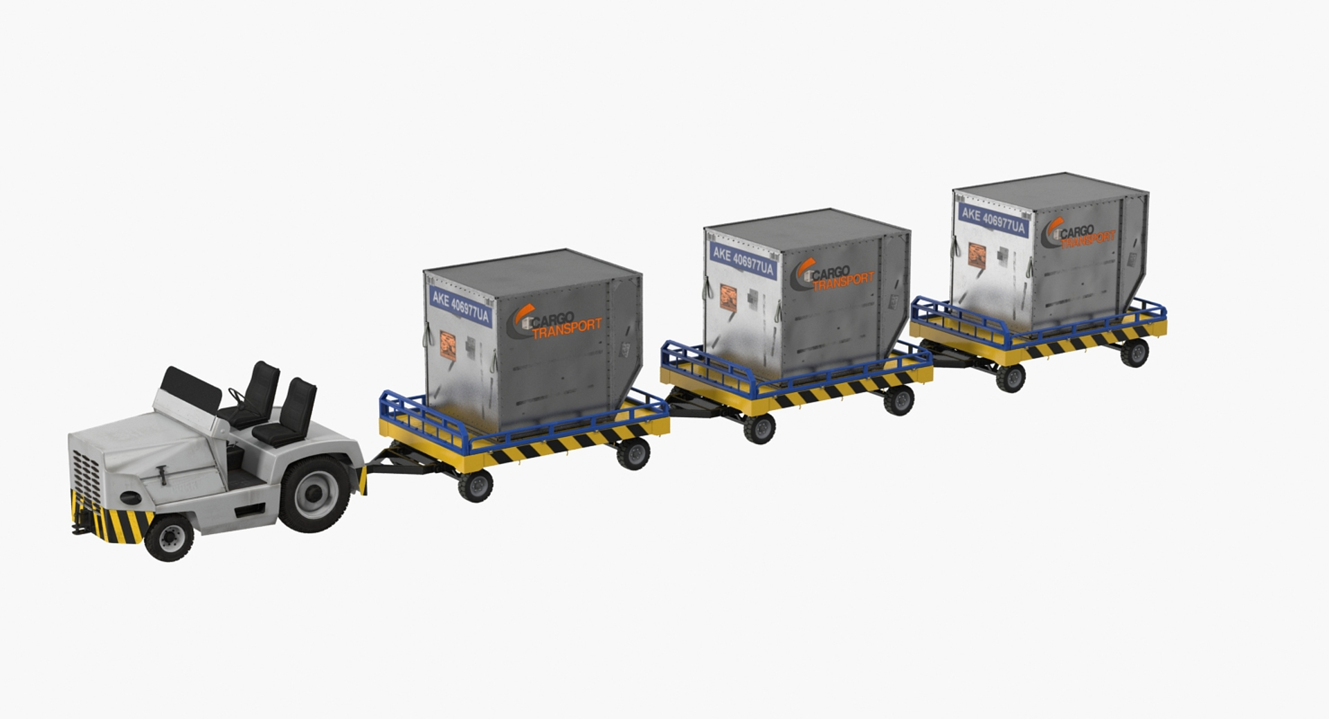 3d Airport Tug Clark Ct30