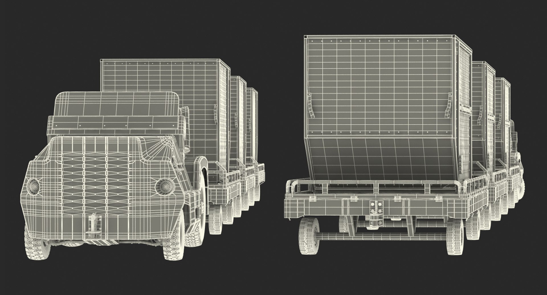 3d airport tug clark ct30