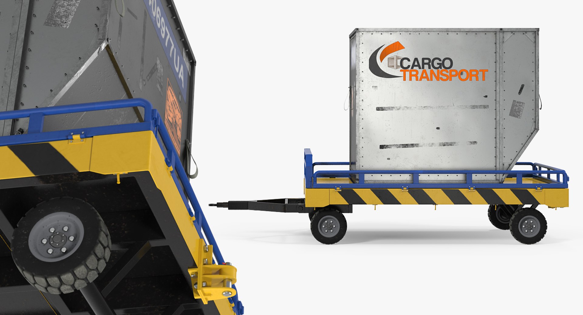 3d airport tug clark ct30