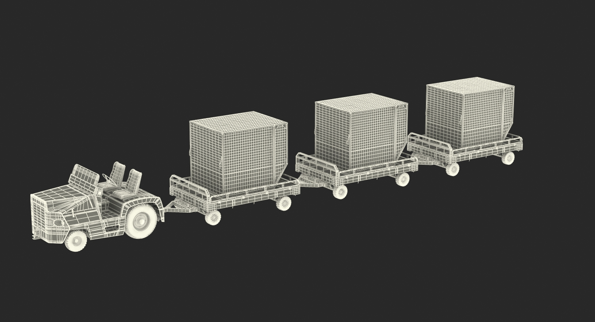 3d Airport Tug Clark Ct30