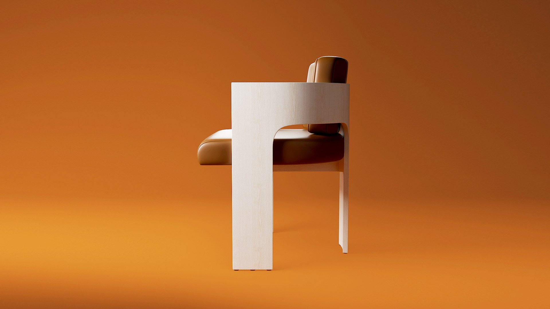 3D Model C Back Chair - TurboSquid 1847227