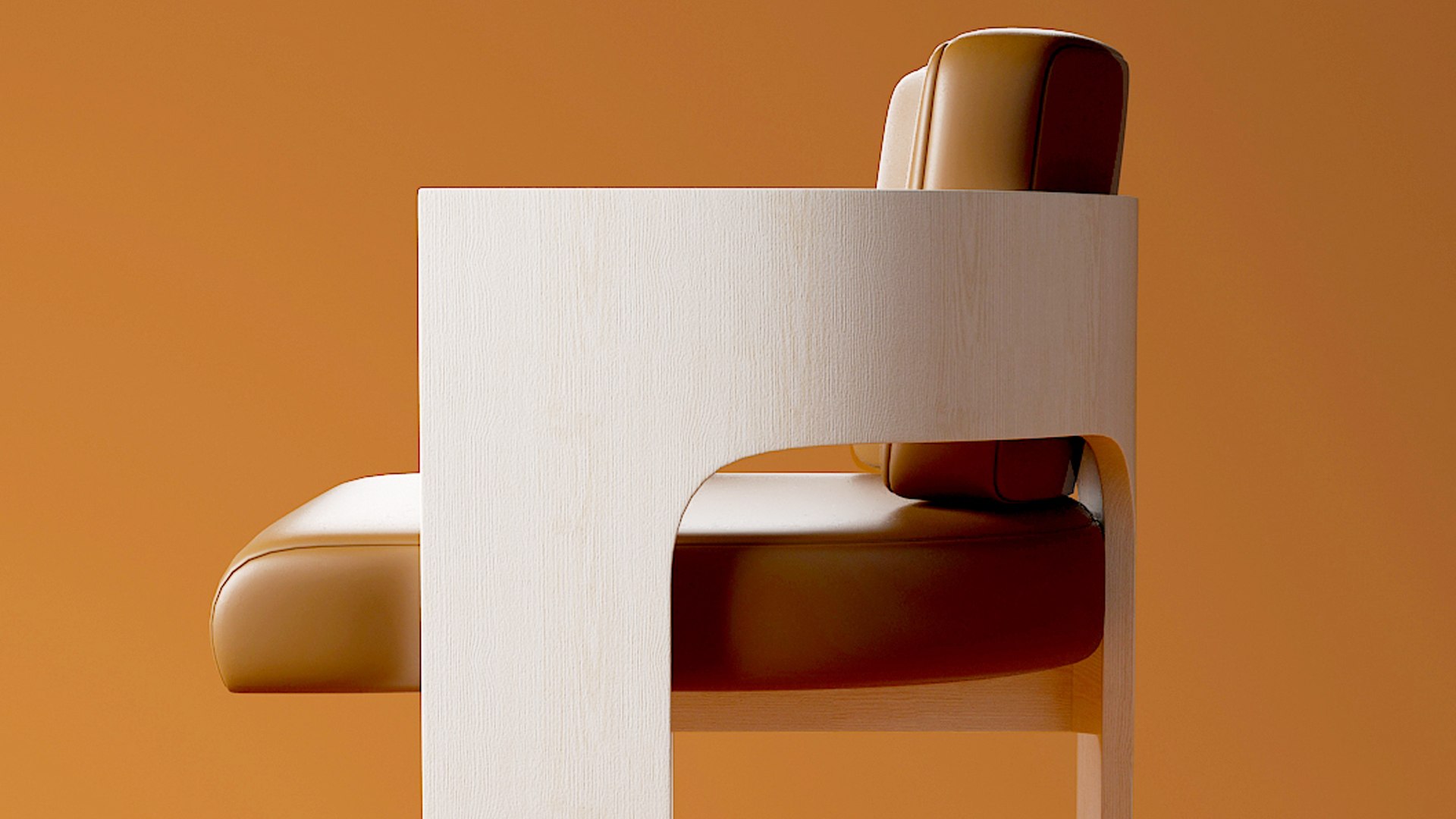 3D Model C Back Chair - TurboSquid 1847227