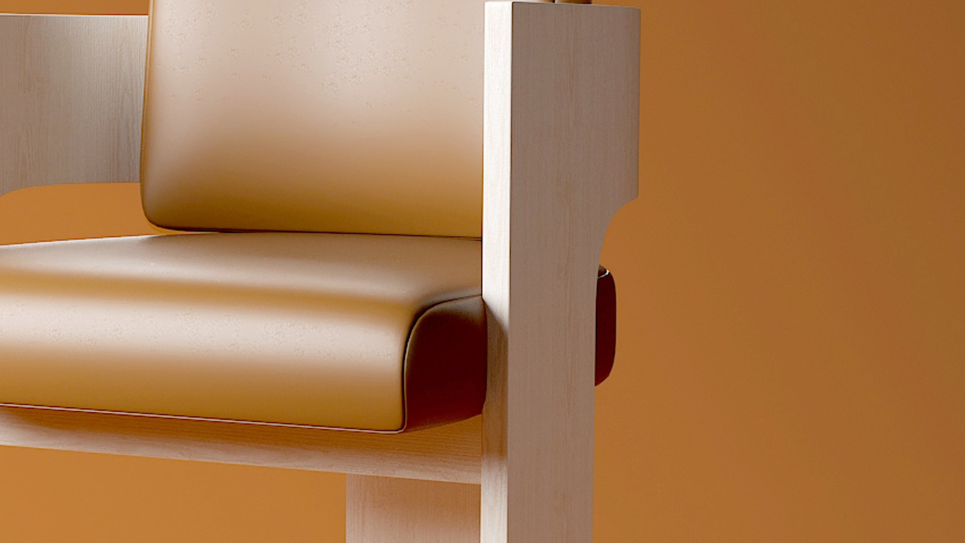 3D Model C Back Chair - TurboSquid 1847227