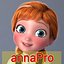 3d Max Anna Girl Cartoon
