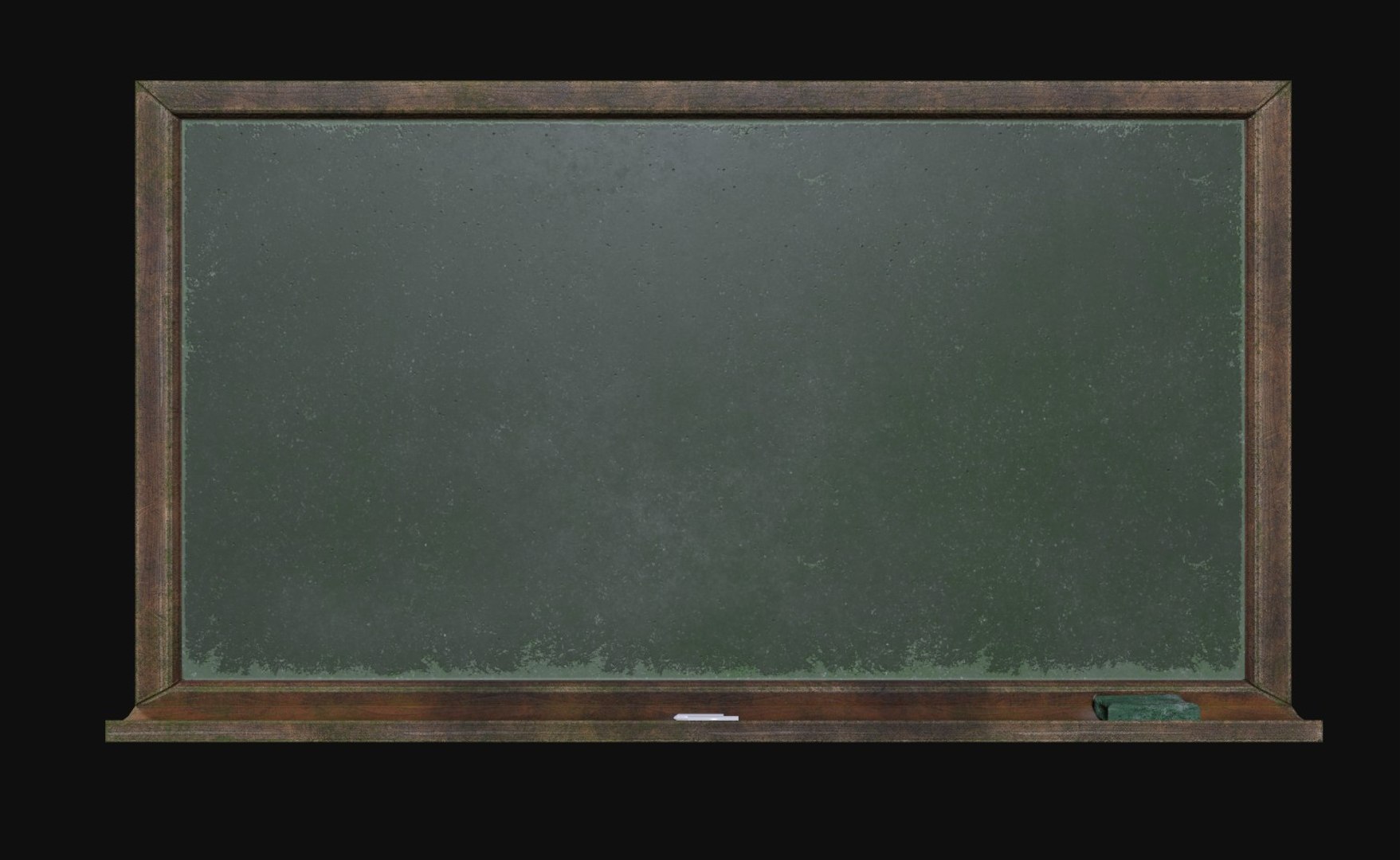 Ready Old Chalkboard 3D Model - TurboSquid 1358817