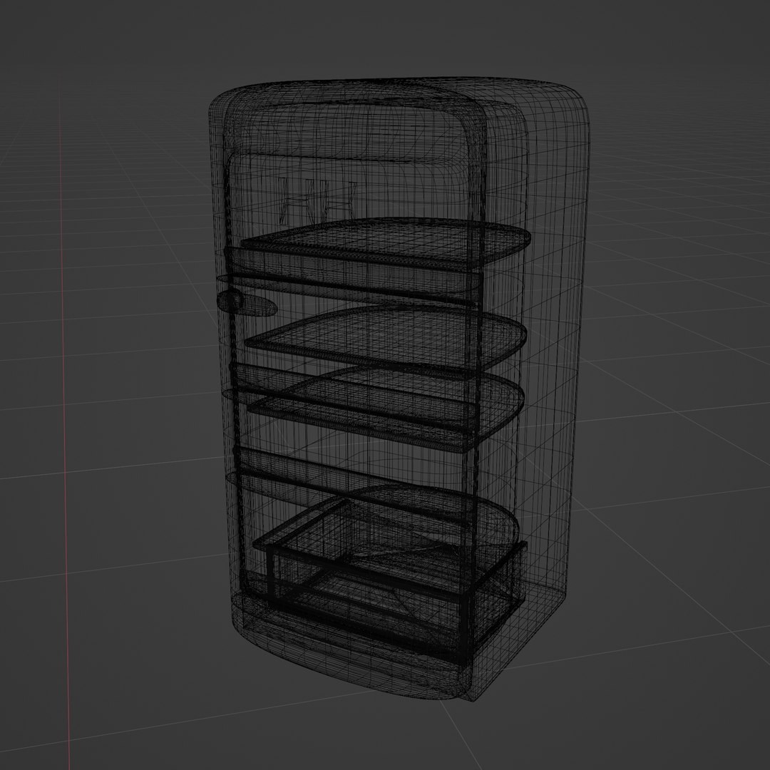 3D Low Poly Fridge - TurboSquid 2017617