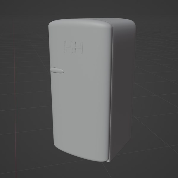 modelo 3d low poly Fridge - TurboSquid 2017617