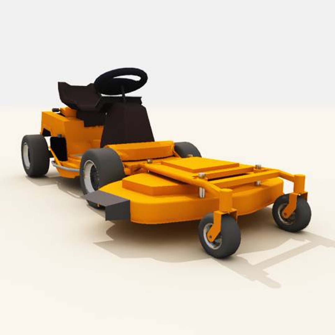 3dsmax Rider Mower